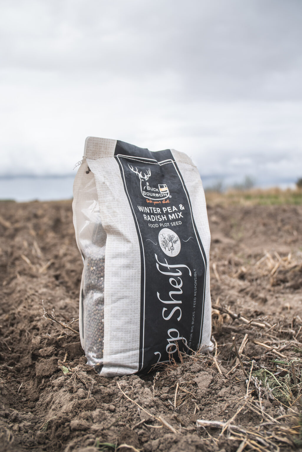 Top Shelf™ Winter Pea and Radish Food Plot Seed Mix - Buck Bourbon